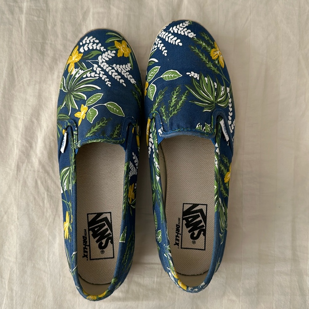 Hawaiian Print Vans Dri-Lex Shoes Size Women's 8.5 Me… - Gem